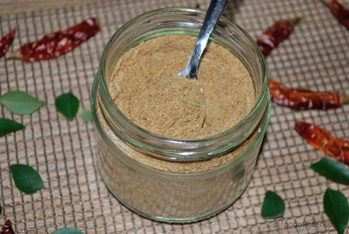 Sambar Powder | Sambar Pudi | Homemade HuLi Pudi – Food Of Interest