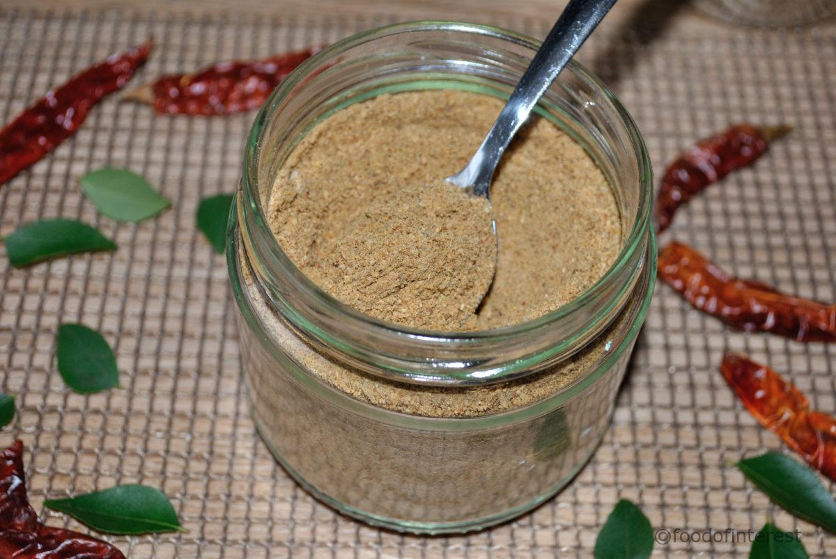 Sambar Powder | Sambar Pudi | Homemade HuLi Pudi – Food Of Interest