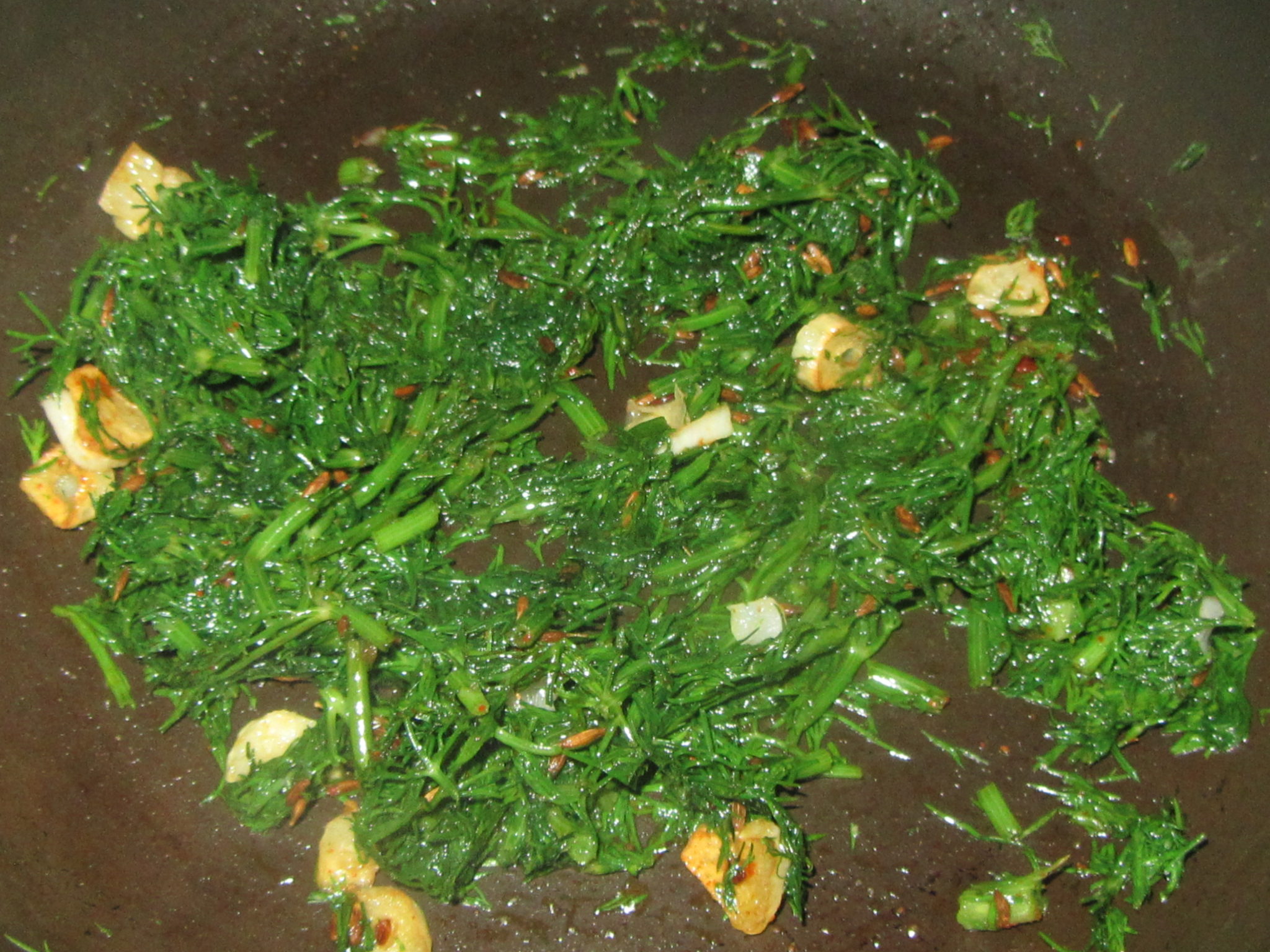 Sabsige Soppu Stir Fry | Dill Leaves Stir Fry – Food Of Interest